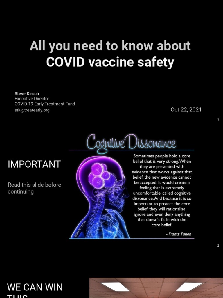 All You Need To Know About: COVID Vaccine Safety | PDF | Thrombosis ...