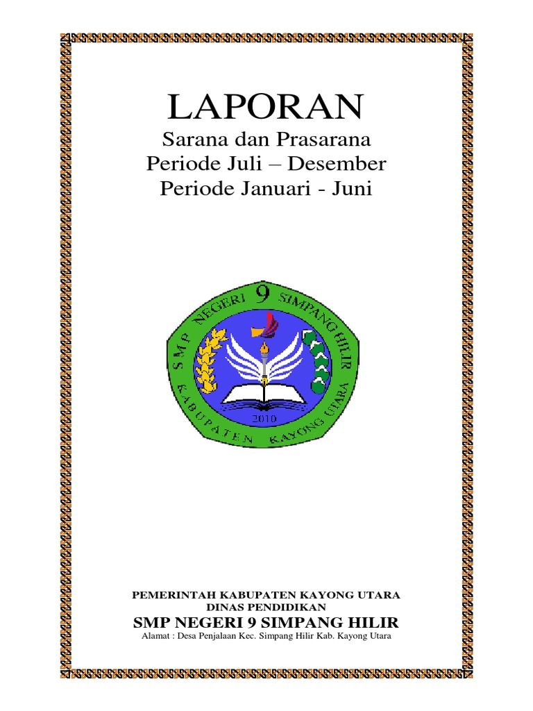 Laporan Sarpras | PDF