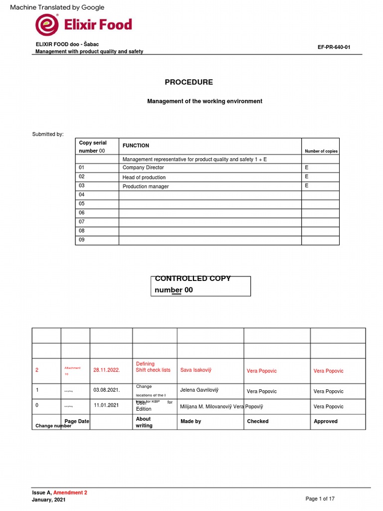 HACCP Compliance for Elixir Food | PDF | Hygiene | Water