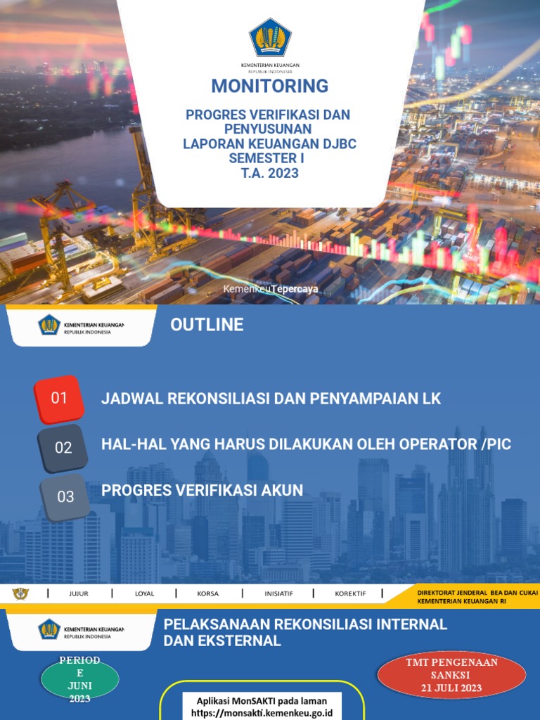 Bahan Progres Verifikasi LK Semester I 2023 | PDF