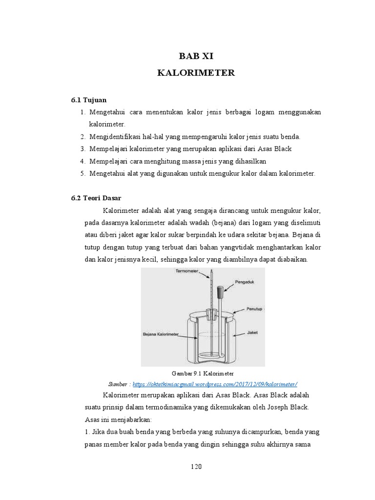 Metode Pengukuran Kalor dengan Kalorimeter | PDF | Teknologi & Rekayasa