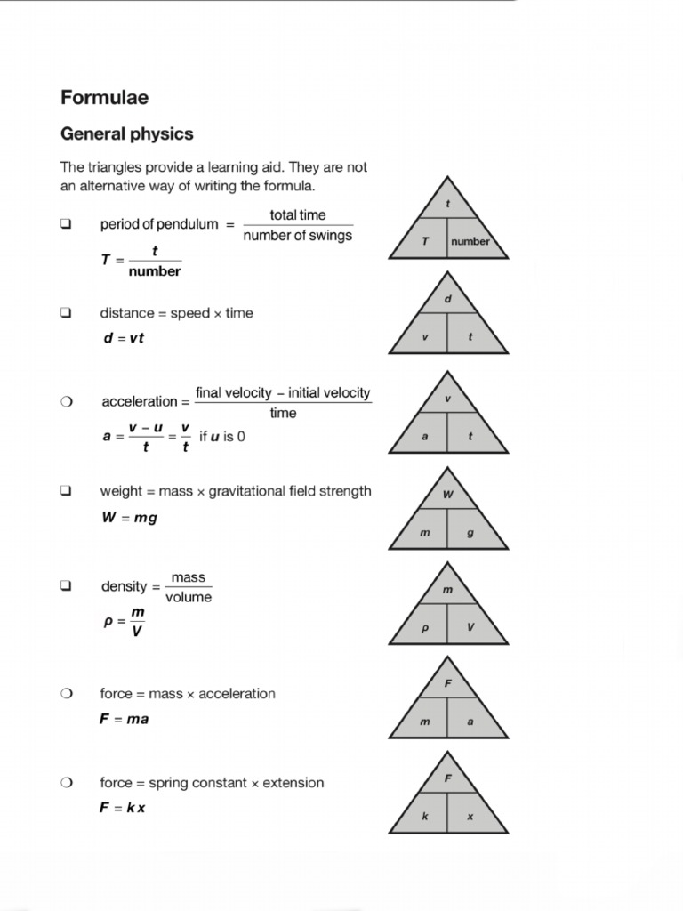 Physics F and Ds | PDF
