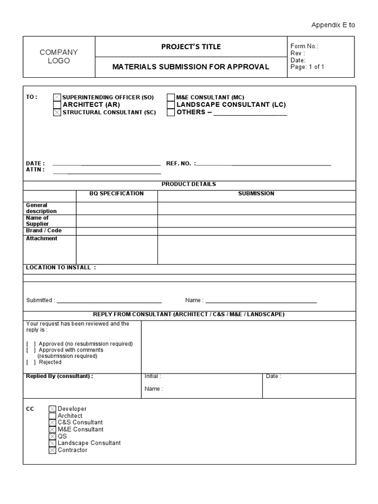 Template Submission Material Submission Approval | PDF | Technology ...