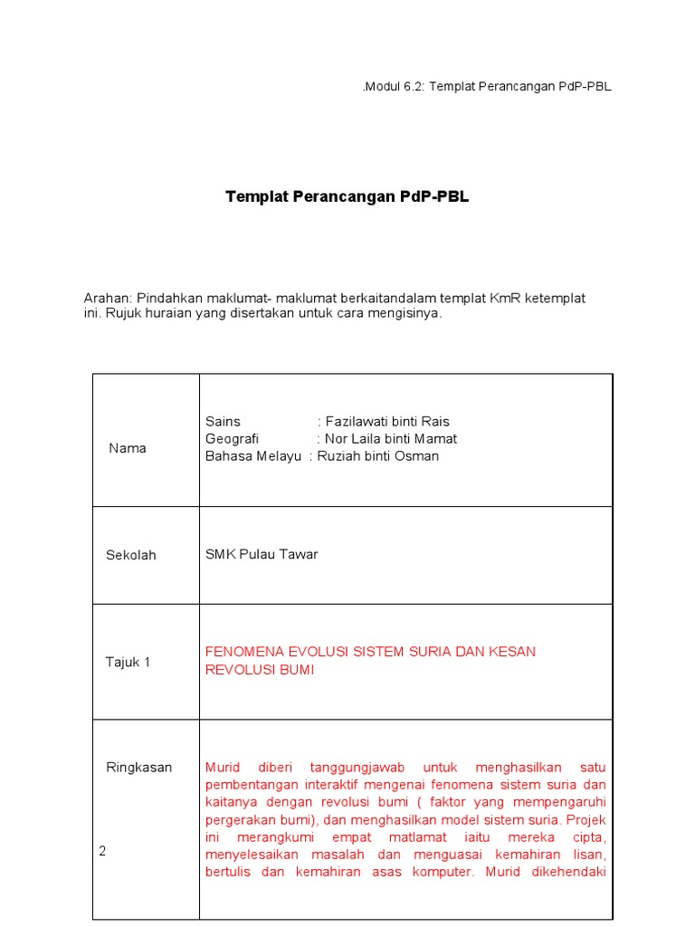 Contoh Laporan KMR | PDF