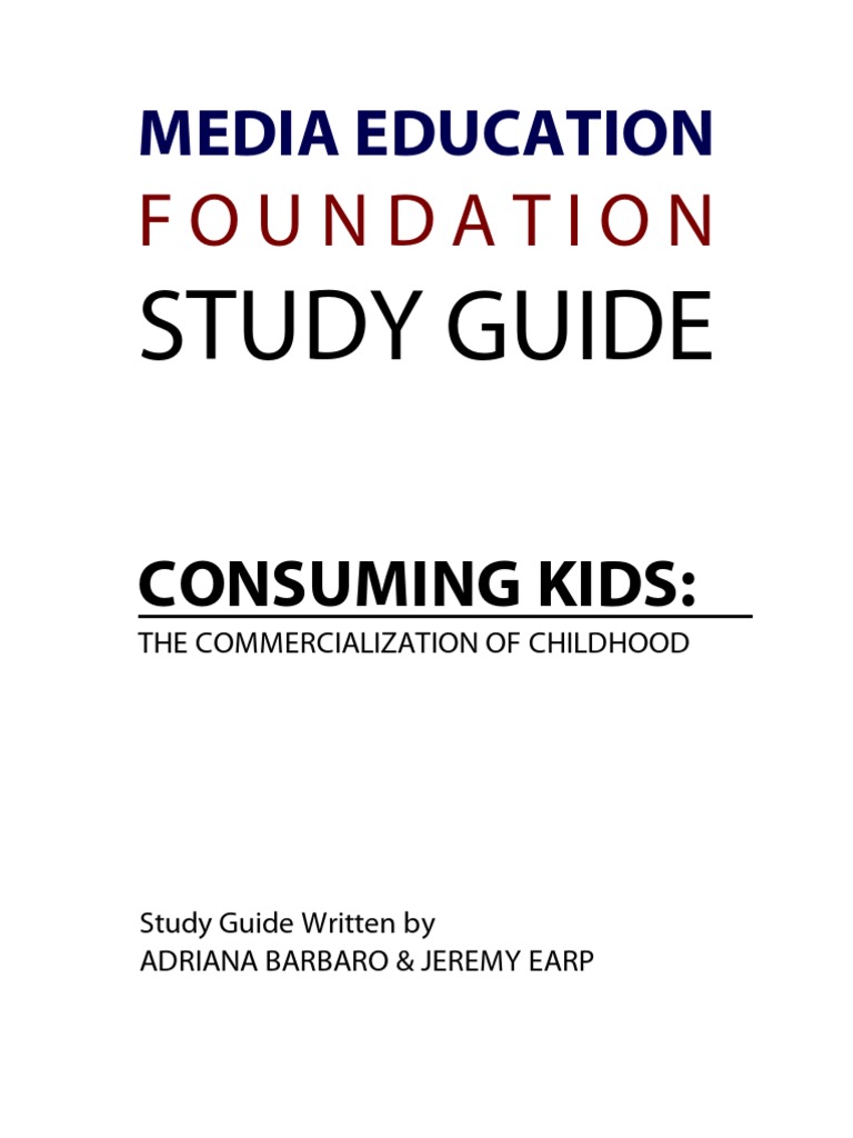 Consuming Kids | PDF | Advertising | Brand