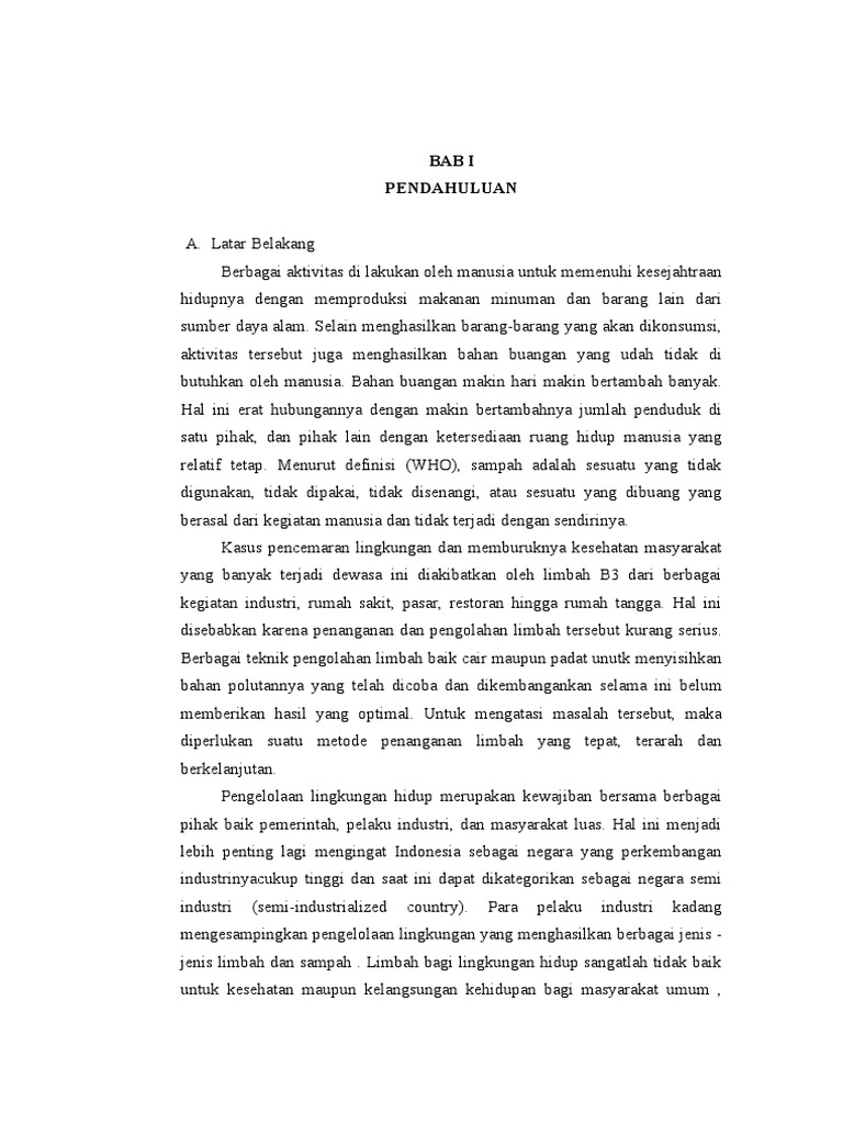 Limbah | PDF | Griya & Taman | Sains & Matematika