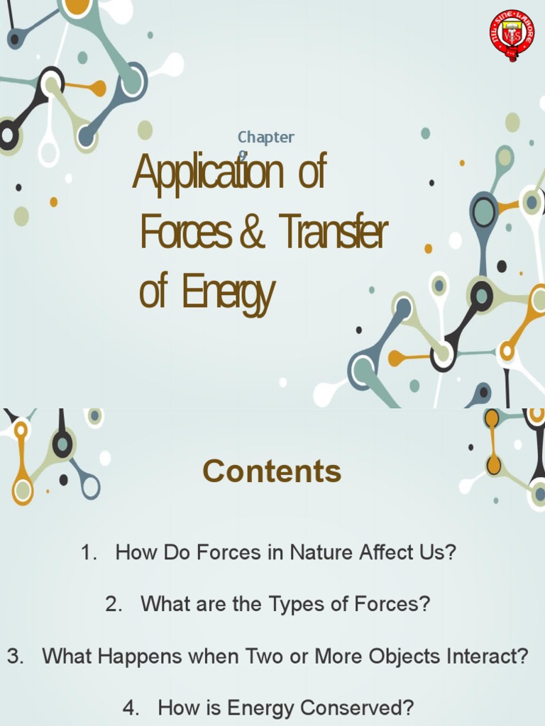 9 Application of Forces & Transfer of Energy - 2023 | PDF | Force ...