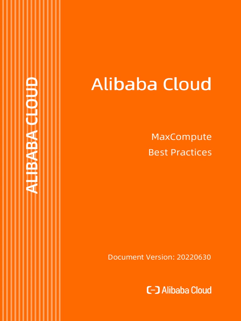 Best Practices Max Compute | PDF | Parameter (Computer Programming) | Sql