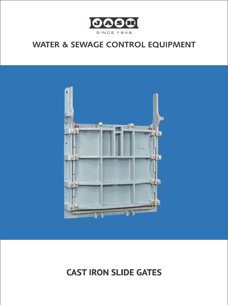 Detailed Catalogue Cast Iron Water Control Gates 1 | PDF