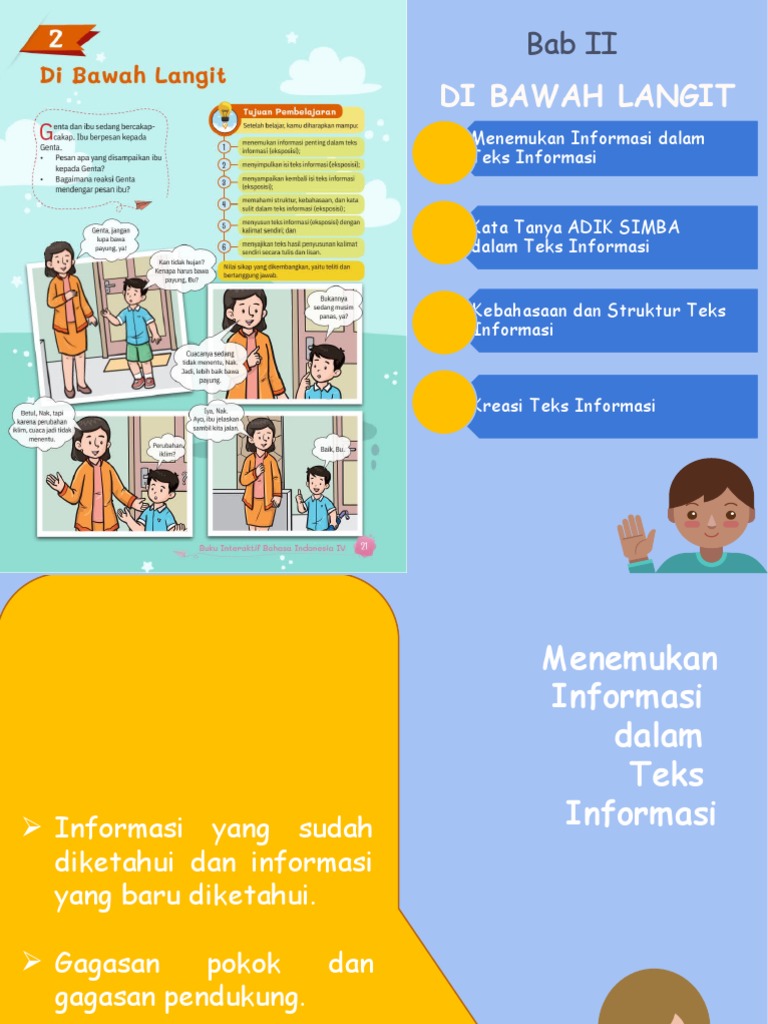 Materi Ajara - ppt.BINDO - kelasIV.bab2 | PDF