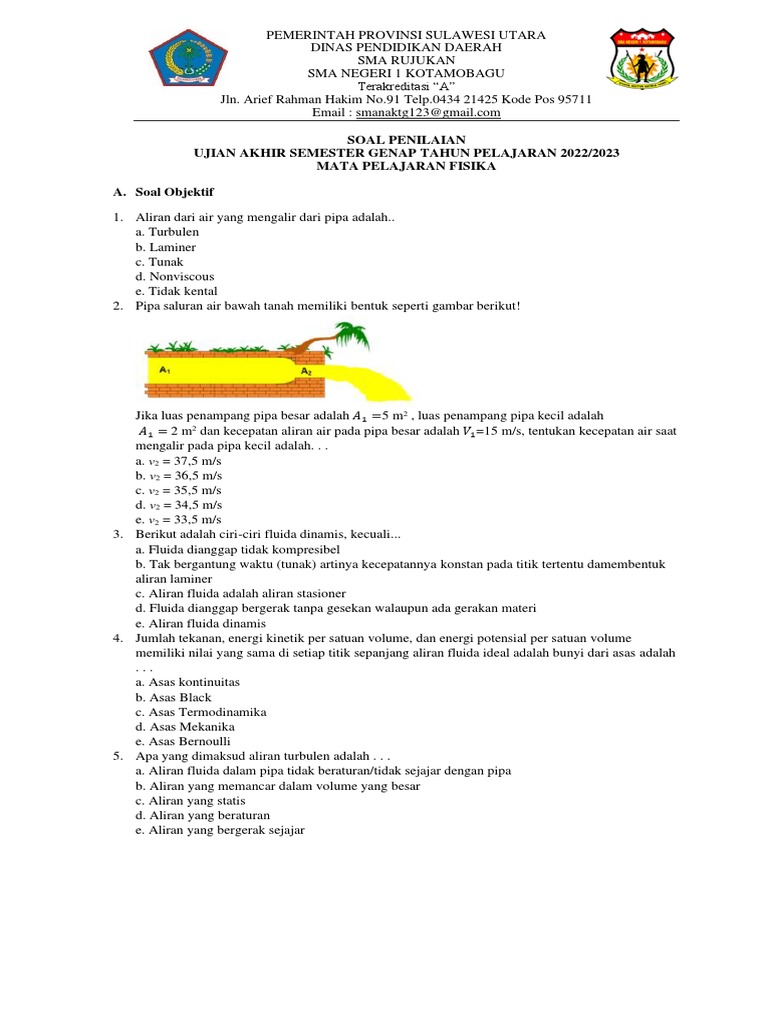 Soal UAS Fisika | PDF