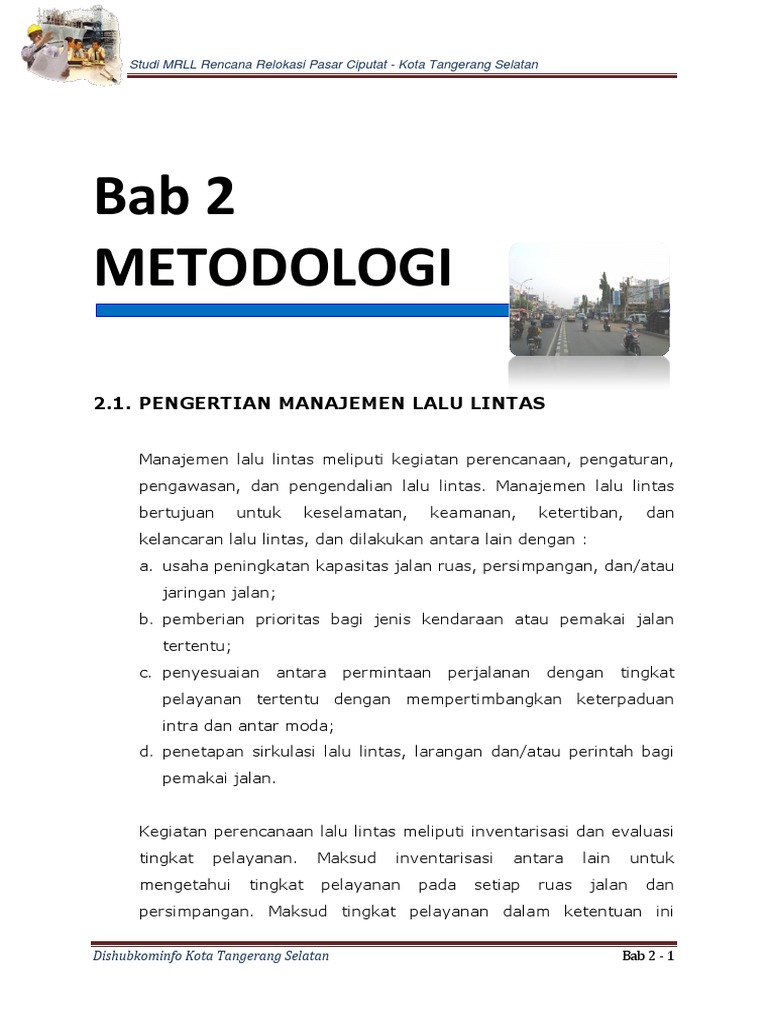 Bab 2 METODOLOGI | PDF