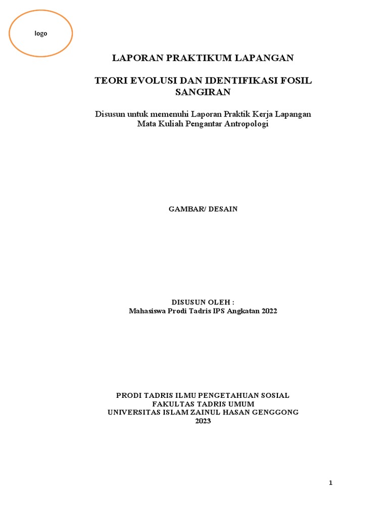 Laporan Praktikum Lapangan Identifikasi | PDF | Ilmu Sosial | Kajian Bahasa Asing