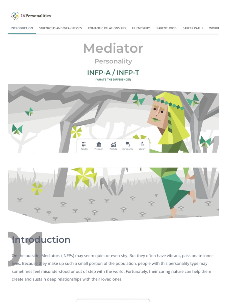 Introduction - Mediator (INFP) Personality - 16personalities | PDF | Cognition | Cognitive Science