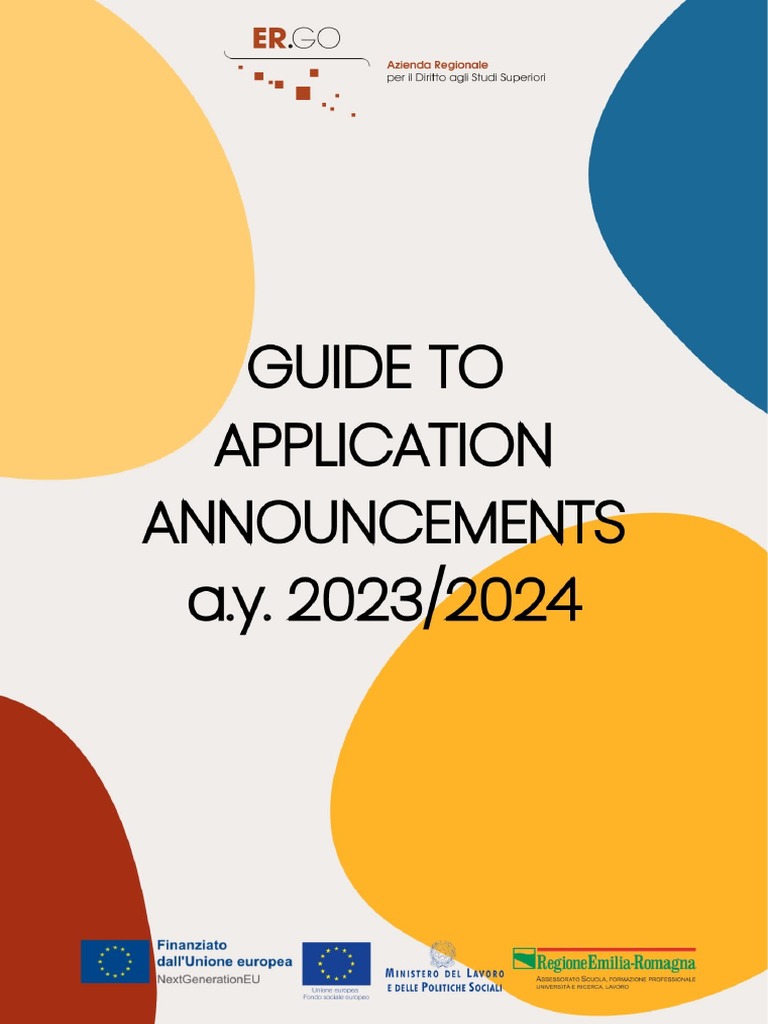 Guide To Application Announcement A.Y. 2023 - 24 | PDF | Identity Document Guide To Application Announcement A.Y. 2023 - 24 | PDF | Identity Document