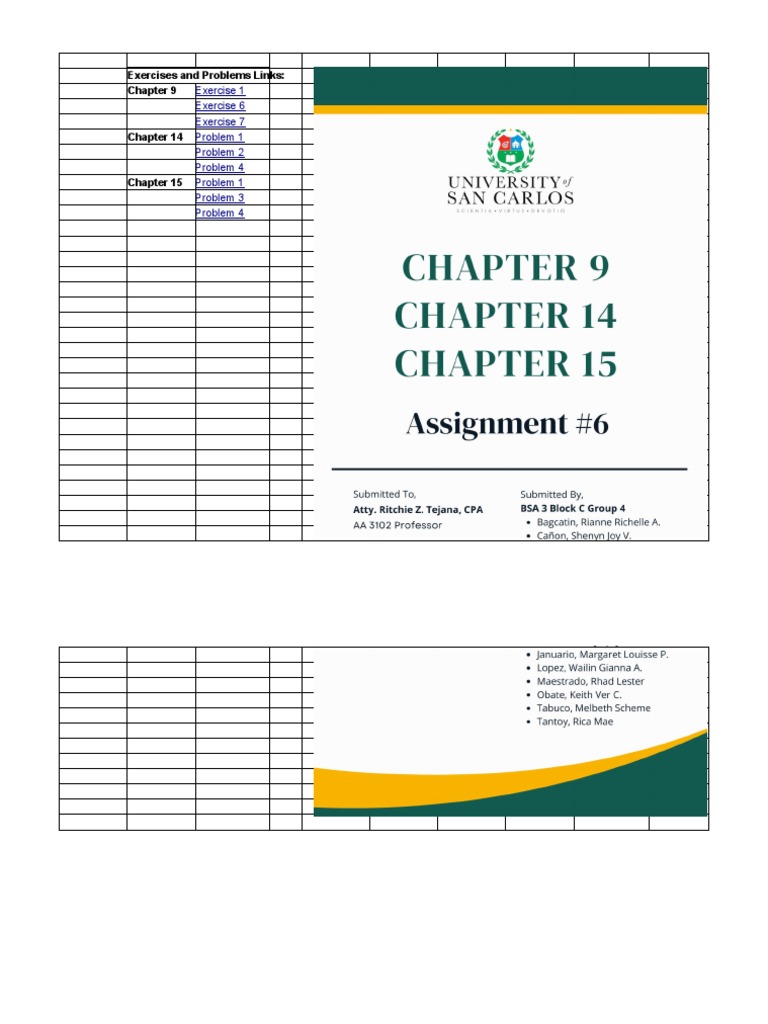 Group 4 - Assignment #6 | PDF | Depreciation | Expense