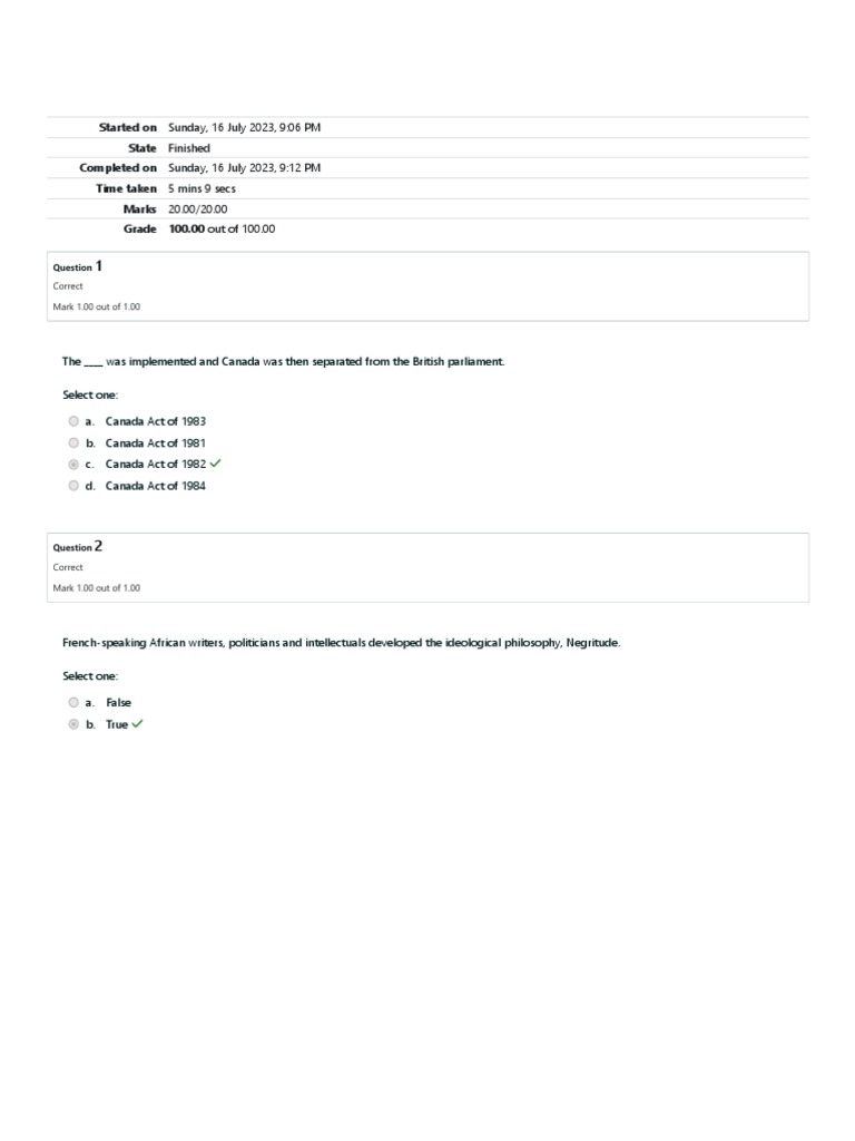 ENGL2121 Q2 Long Quiz 2 (Q2 Performance Task 2) - Attempt Review | PDF
