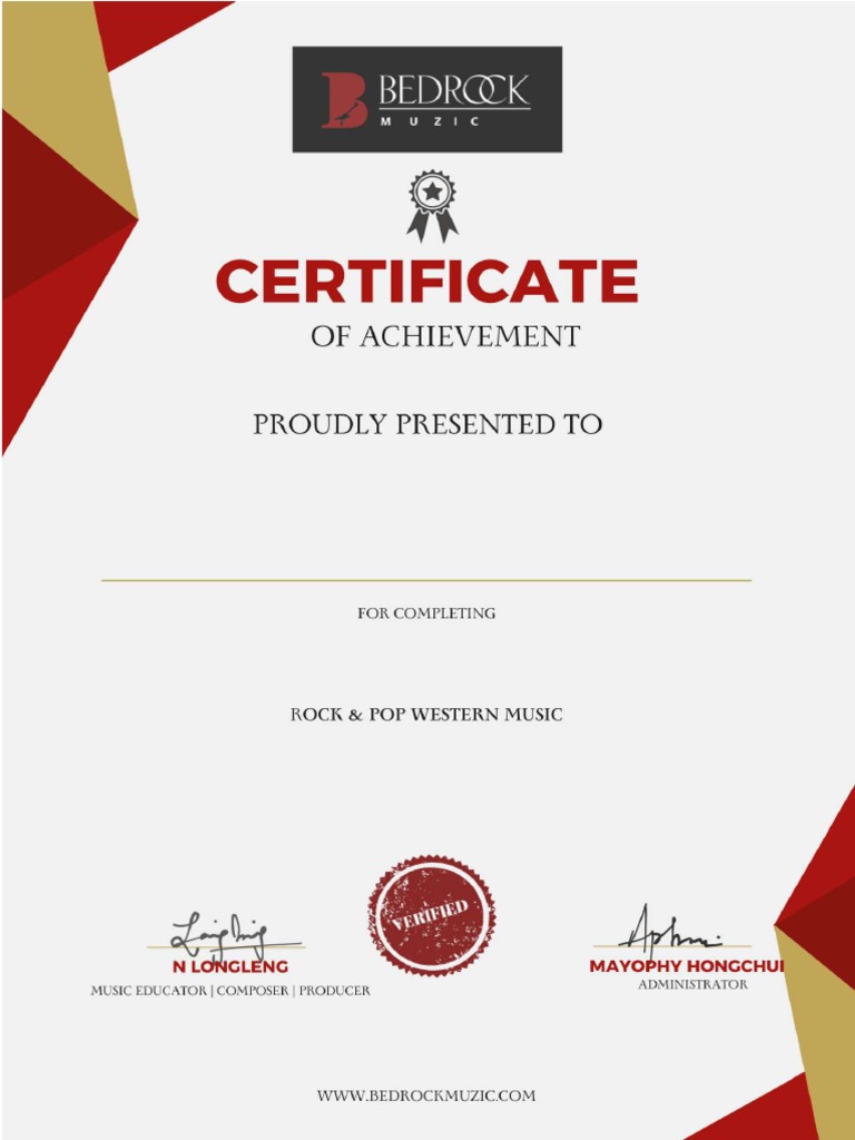 Student Certificate Template | PDF