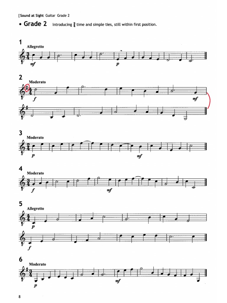 Grade 2 Sight Reading | PDF