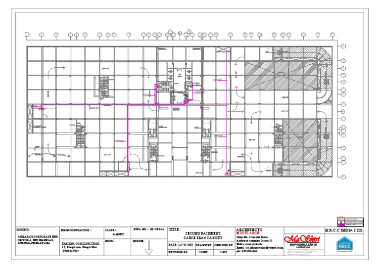 Imt Manesar Cable Tray Layout-2ND BASEMENT | PDF | Architecture ...