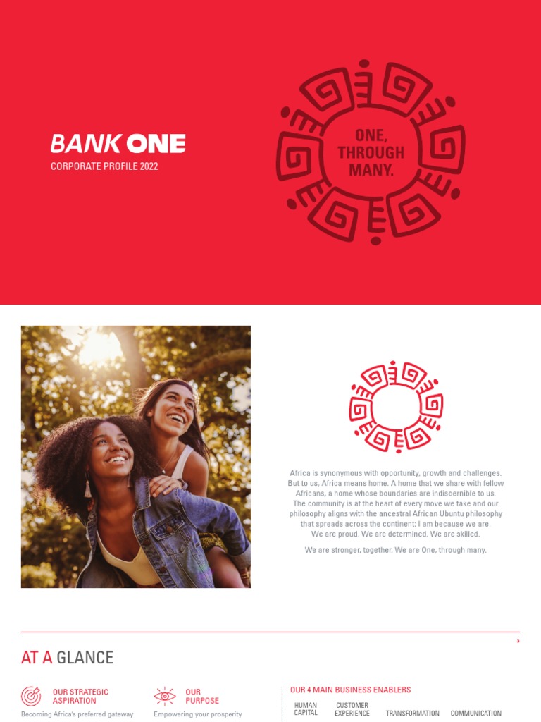 Bank One Corporate Profile 2022 | PDF | Banks | Credit Card