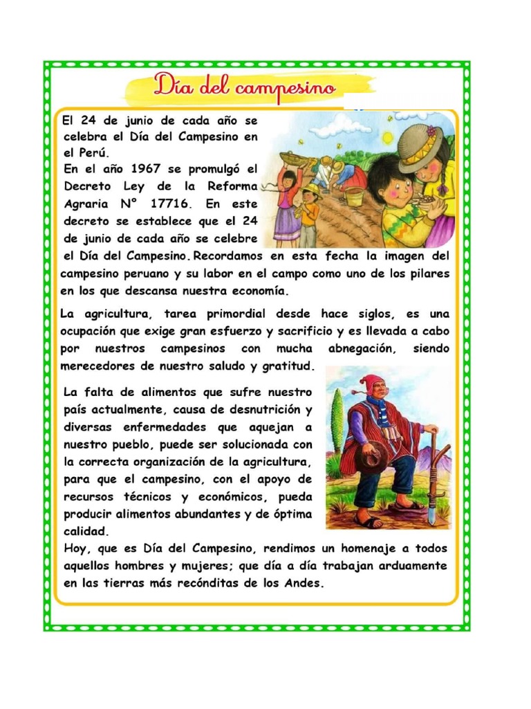 Dia Del Campesino | PDF