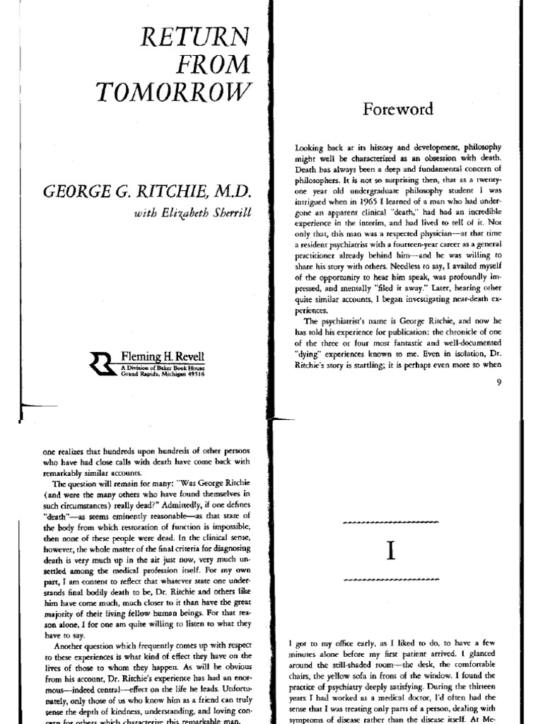 Return From Tomorrow | PDF