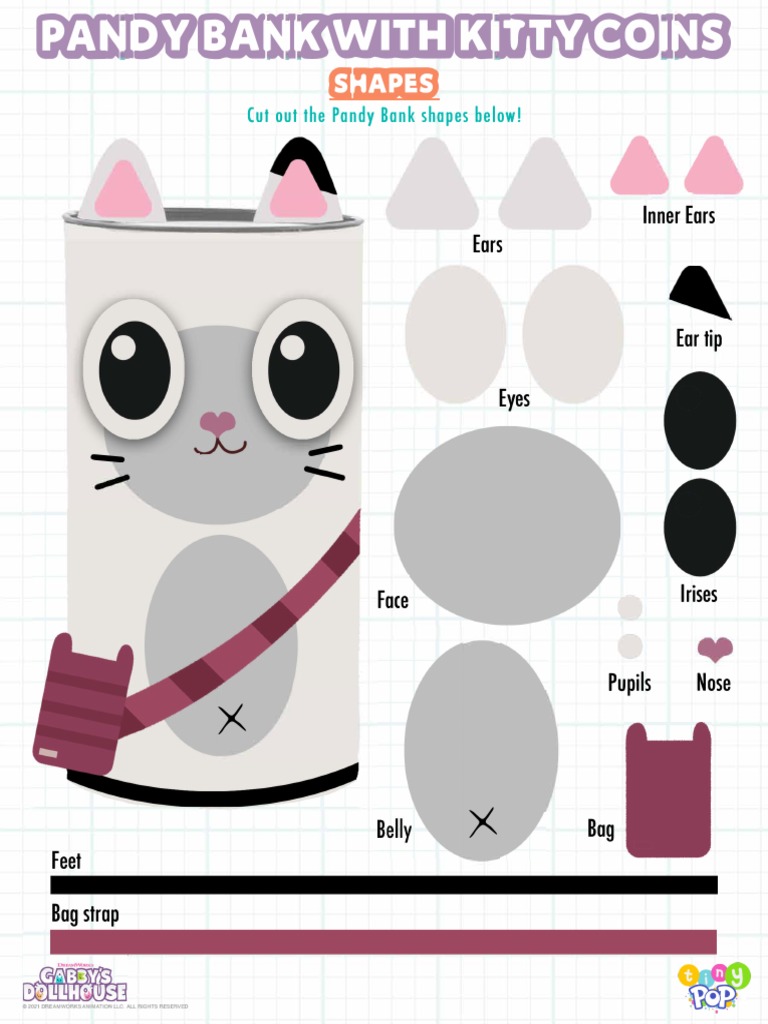 Pandy Bank Cut-Out Shapes | PDF