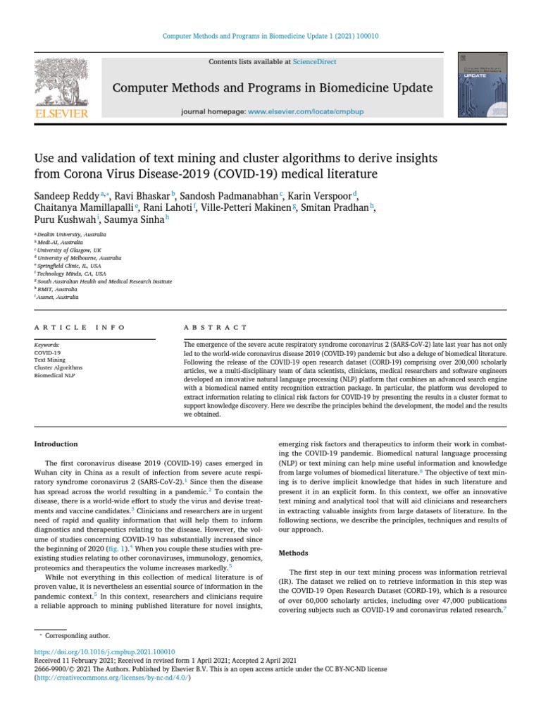 CPMBU Article-Published | PDF | Cluster Analysis | Information Retrieval