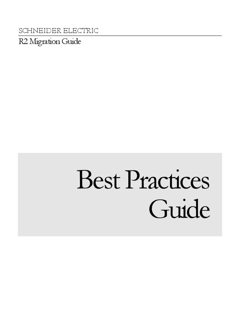 R2 Migration Best Practices Guide | PDF | Computer Network | Router ...