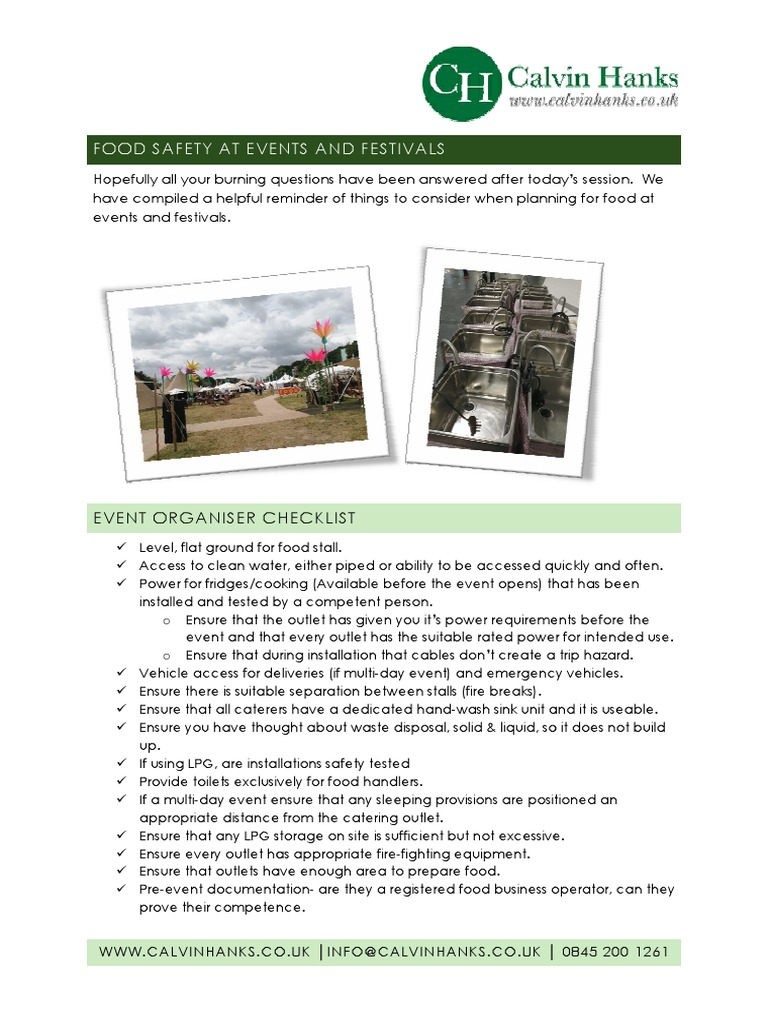Food Truck Fiesta Safety Guidelines | PDF | Liquefied Petroleum Gas ...