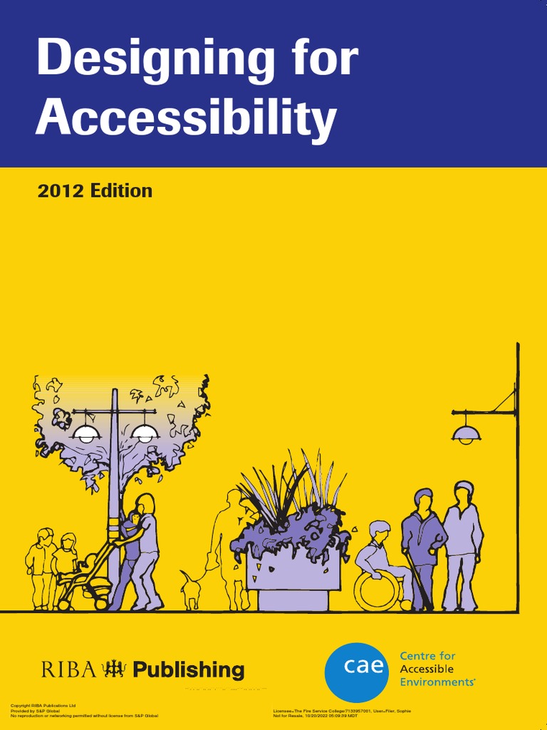 Designing For Accessibility - 2012 Edition - Third Edition - Supersedes March 2004 Edition | PDF ...
