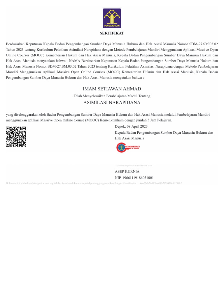 Imam Setiawan Ahmad | PDF