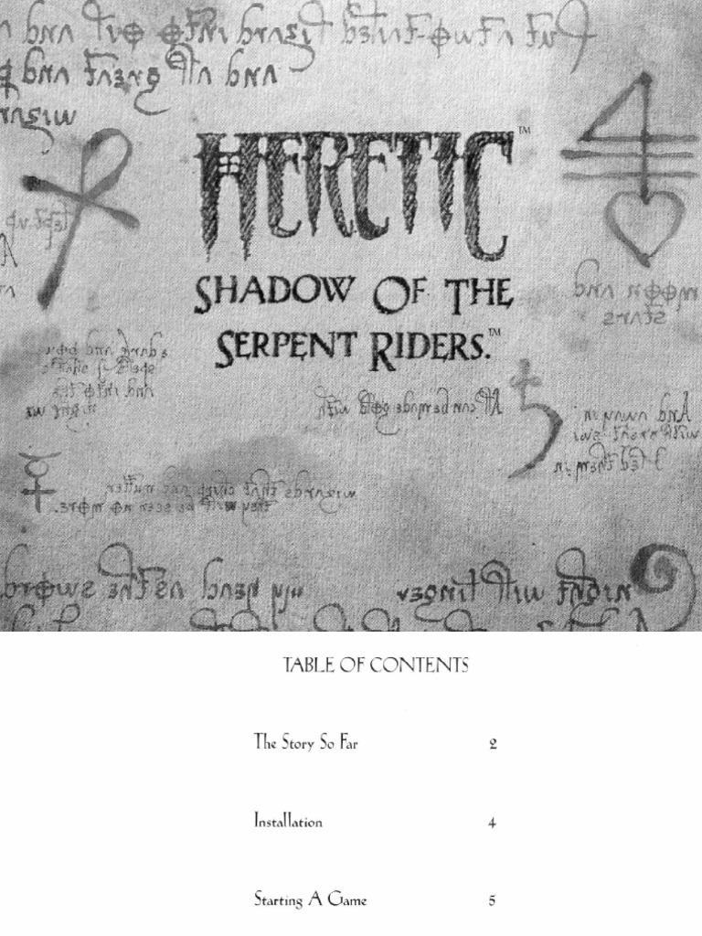 Heretic Manual Dos | PDF