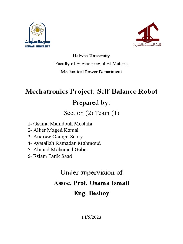 Self Balance Robot | Download Free PDF | Rechargeable Battery ... Self Balance Robot | Download Free PDF | Rechargeable Battery ...