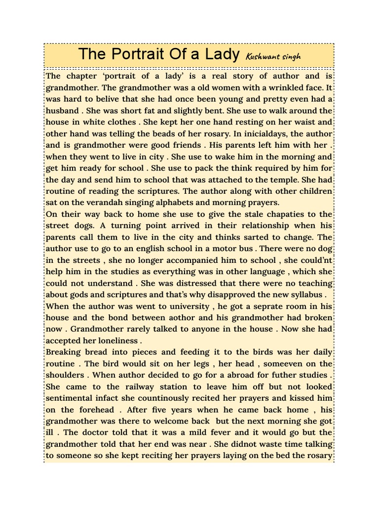 The Portrait of A Lady | PDF