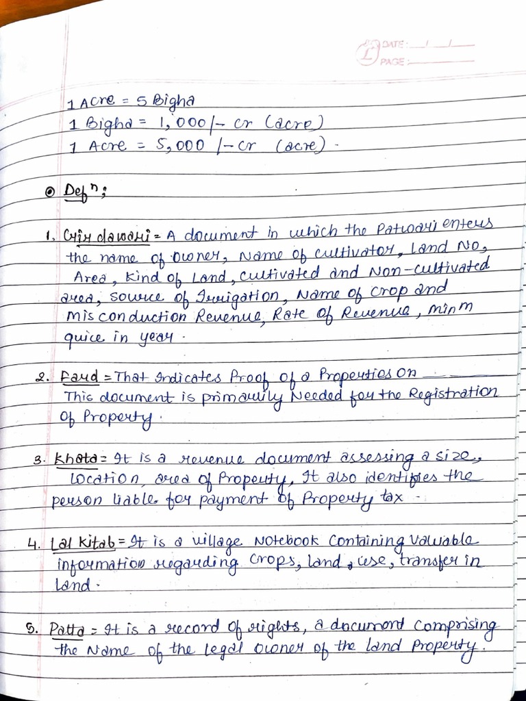 Land Law 1 | PDF