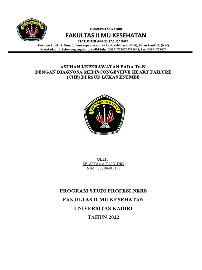 Askep Medikal Bedah 3-Selvyana Ta'Dung | PDF