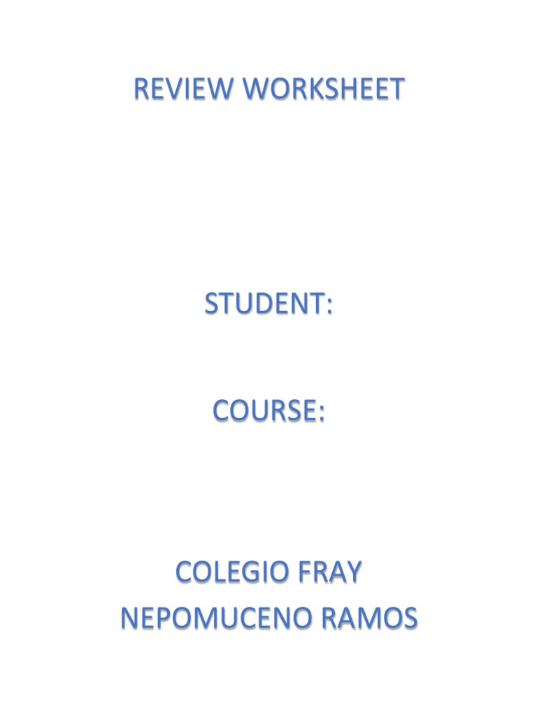 Guia de Repaso Ingles Sexto | PDF