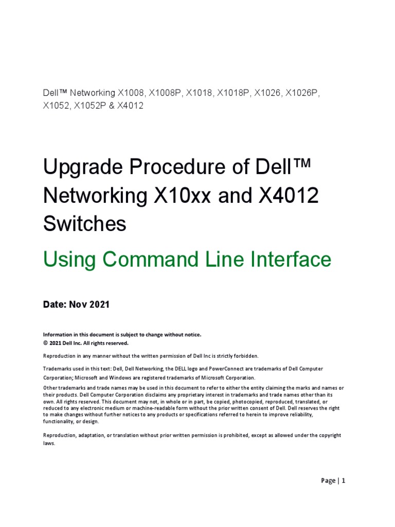 X10xx X4012 CLI Software Upgrade Instructions | PDF | Booting | Command ...