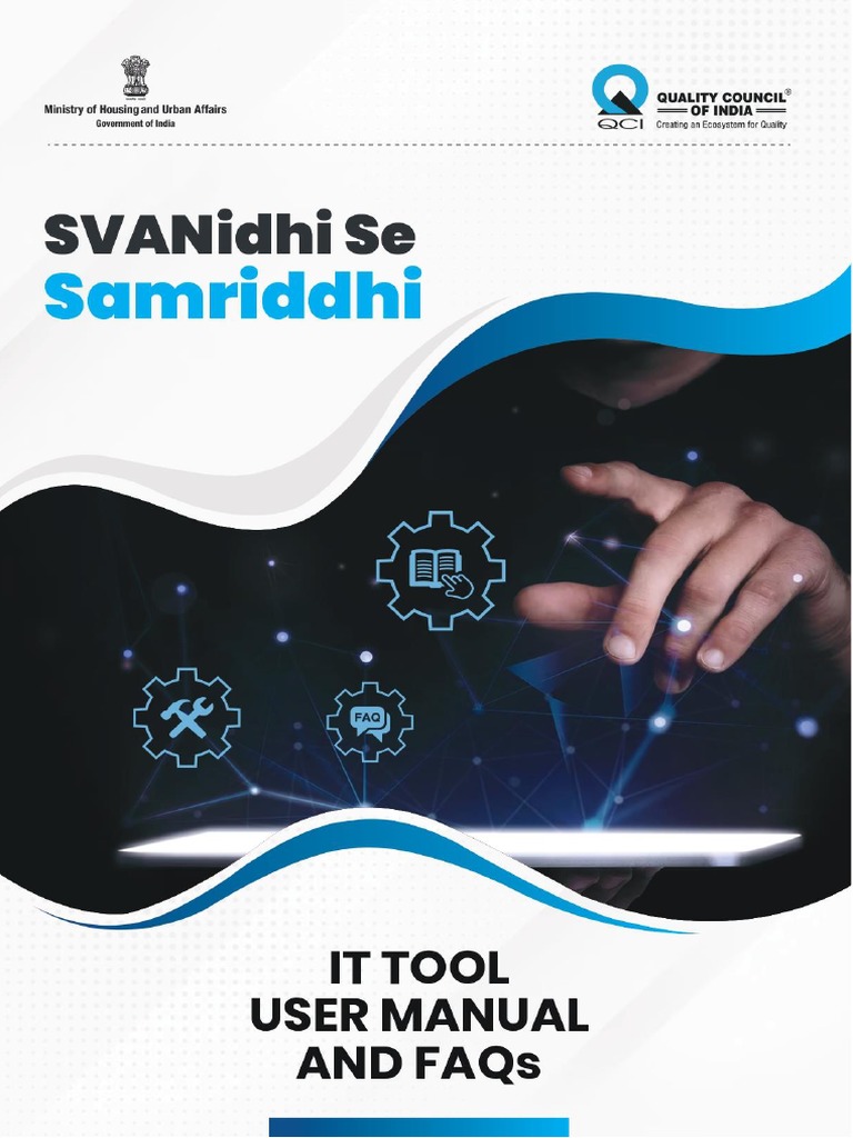 SVANidhi Se Samriddhi User Manual and FAQs | PDF | Screenshot | Login