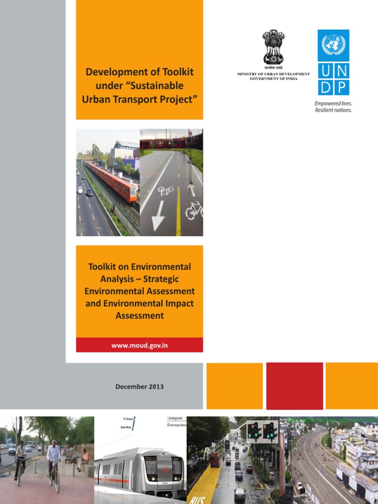Development of Toolkit Under "Sustainable Urban Transport Project | PDF | Environmental Impact ...