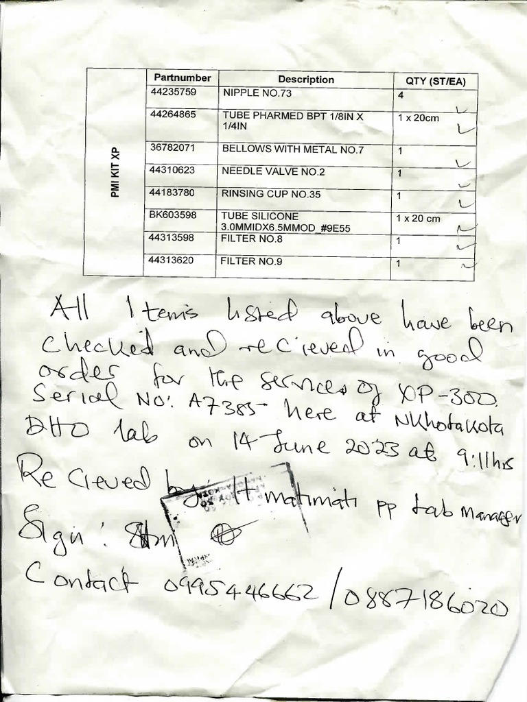 Sysmex XP 300 Pmi Kit | PDF
