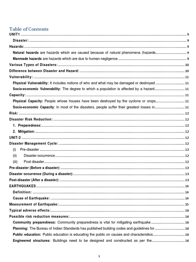 6th-civ-DISASTER MANAGEMENT | PDF