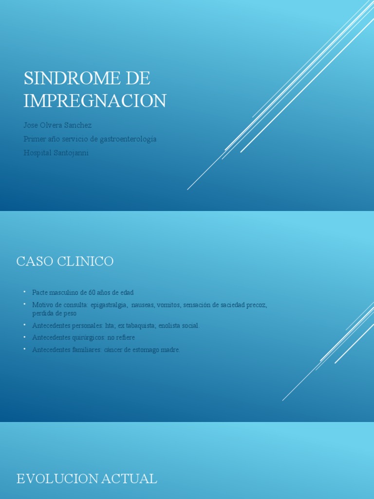 Sindrome de Impregnacion | PDF