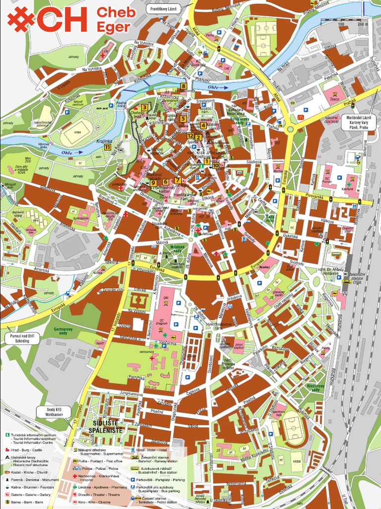 Mapa Cheb 2022 Kor2 | PDF