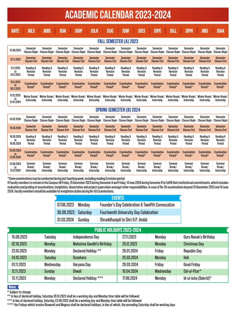 Httpsjgu.s3.AP South 1.amazonaws - Comacademic Calendar+ PDF | PDF ...