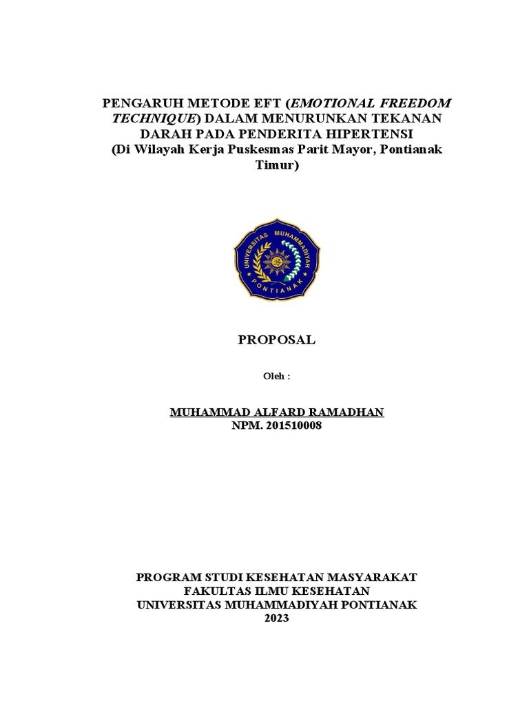 Bab 1 Proposal Skripsi 2023 | PDF