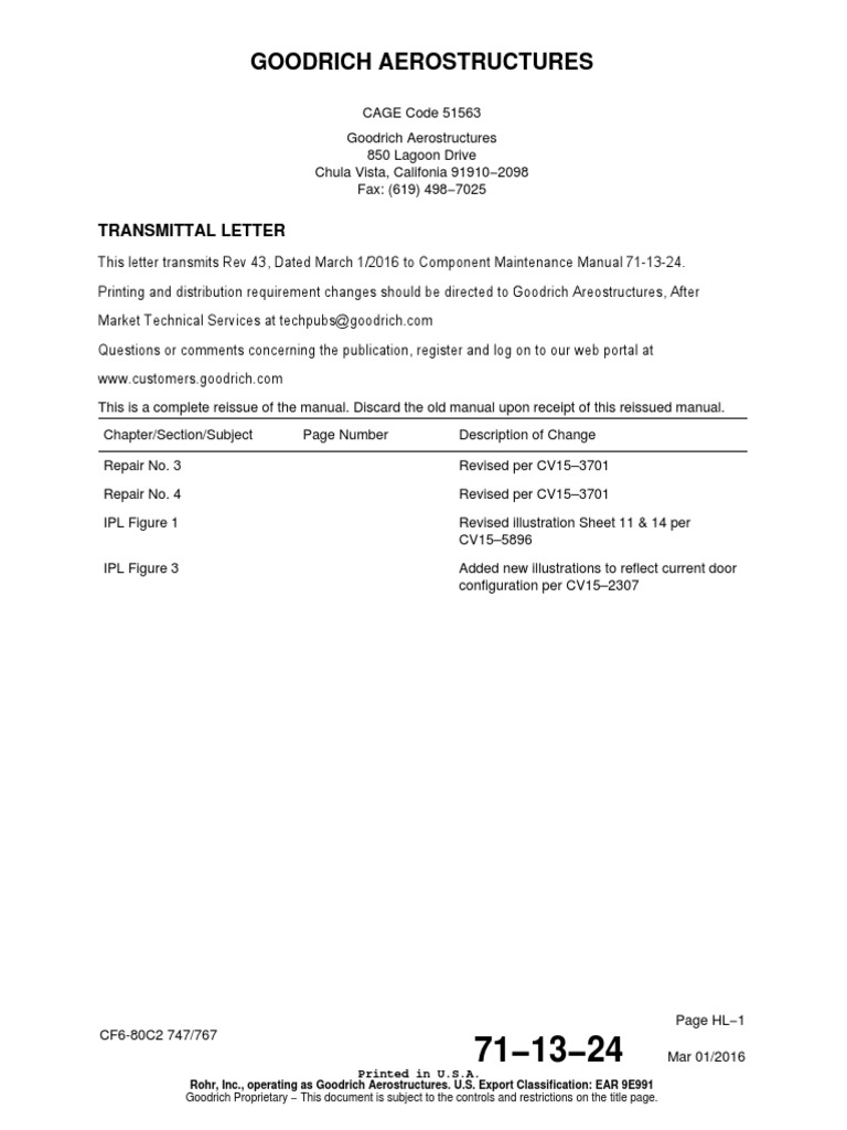 71-13-24, RT Core Cowl | PDF | Cadmium | Asbestos