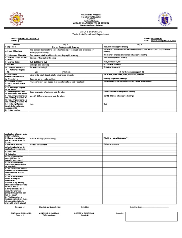 DLL TD-8 Week-1 | PDF | Technical Drawing | Learning